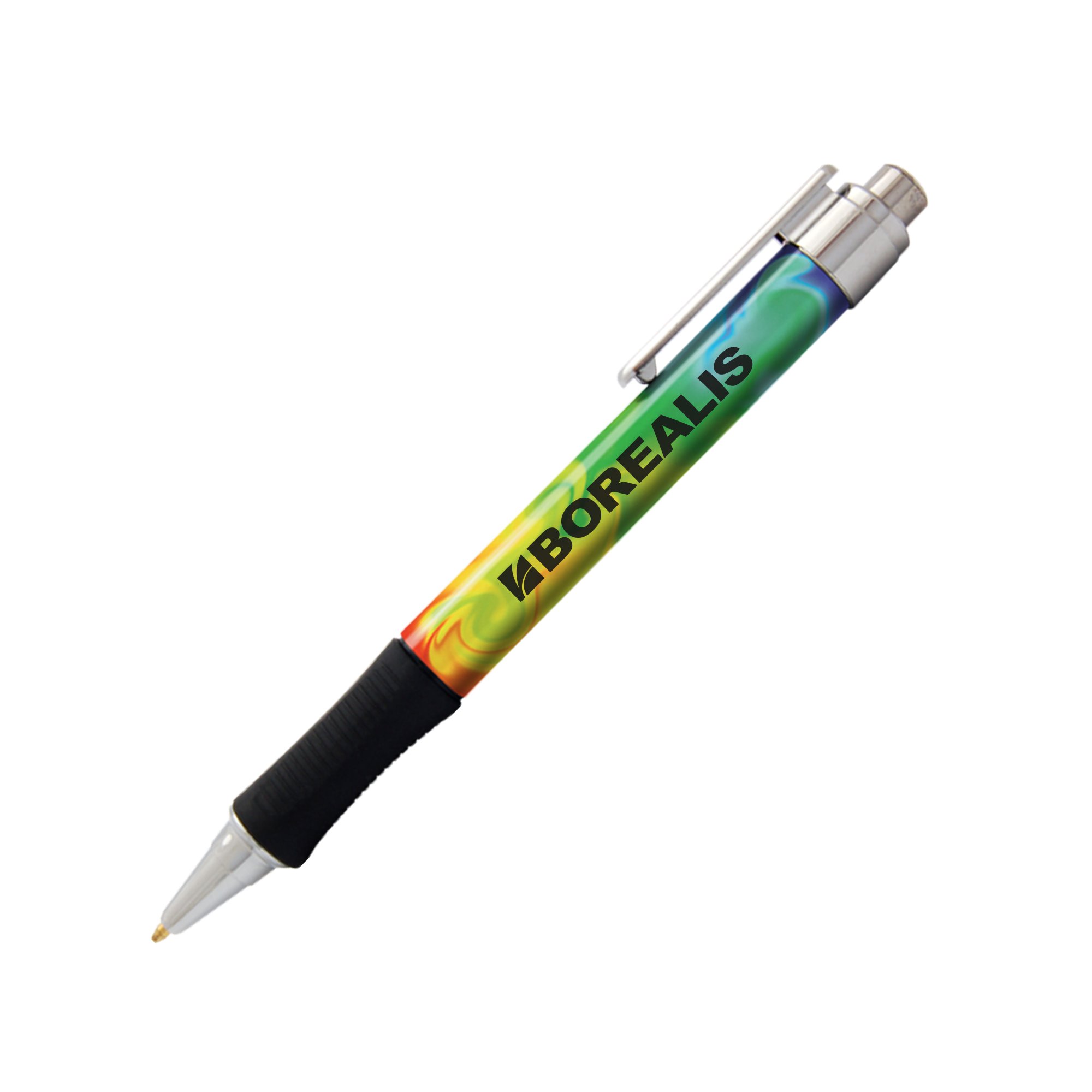 Promotional Design Wrap Chrome Contour Pen | Perfect Pen