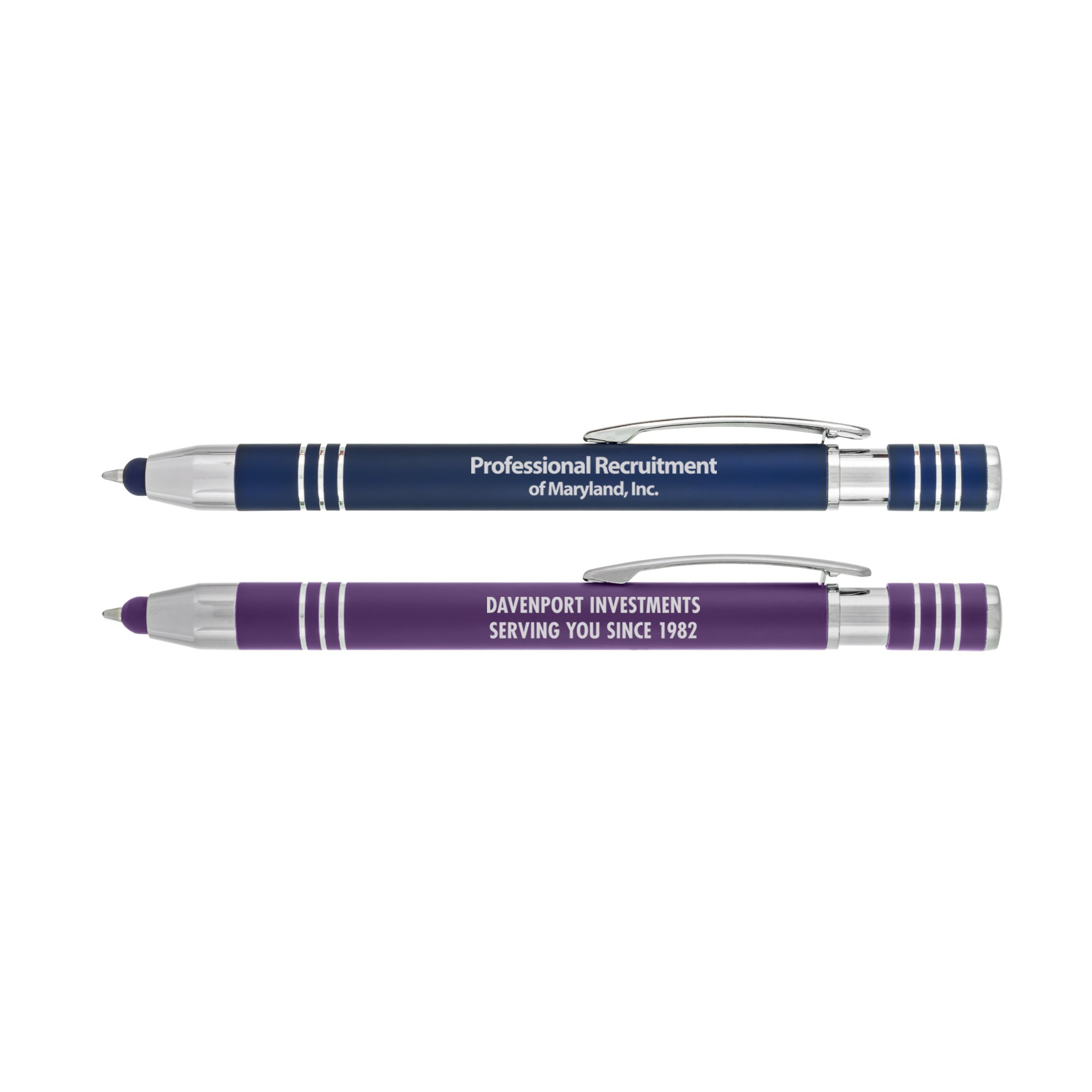 Promotional Executive Soft Touch Maya Pen With Stylus Tip Perfect Pen