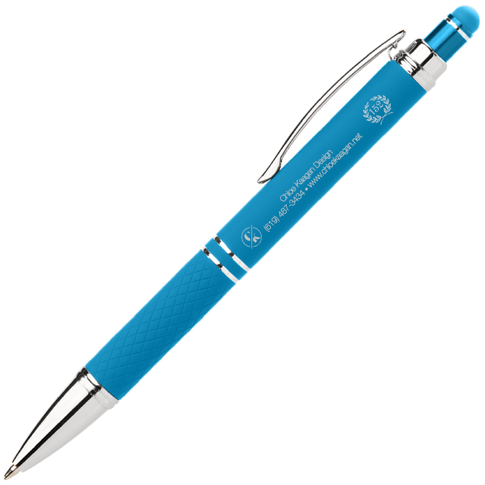 Promotional Anniversary Bright Soft Touch Diamond Stylus Pen National Pen