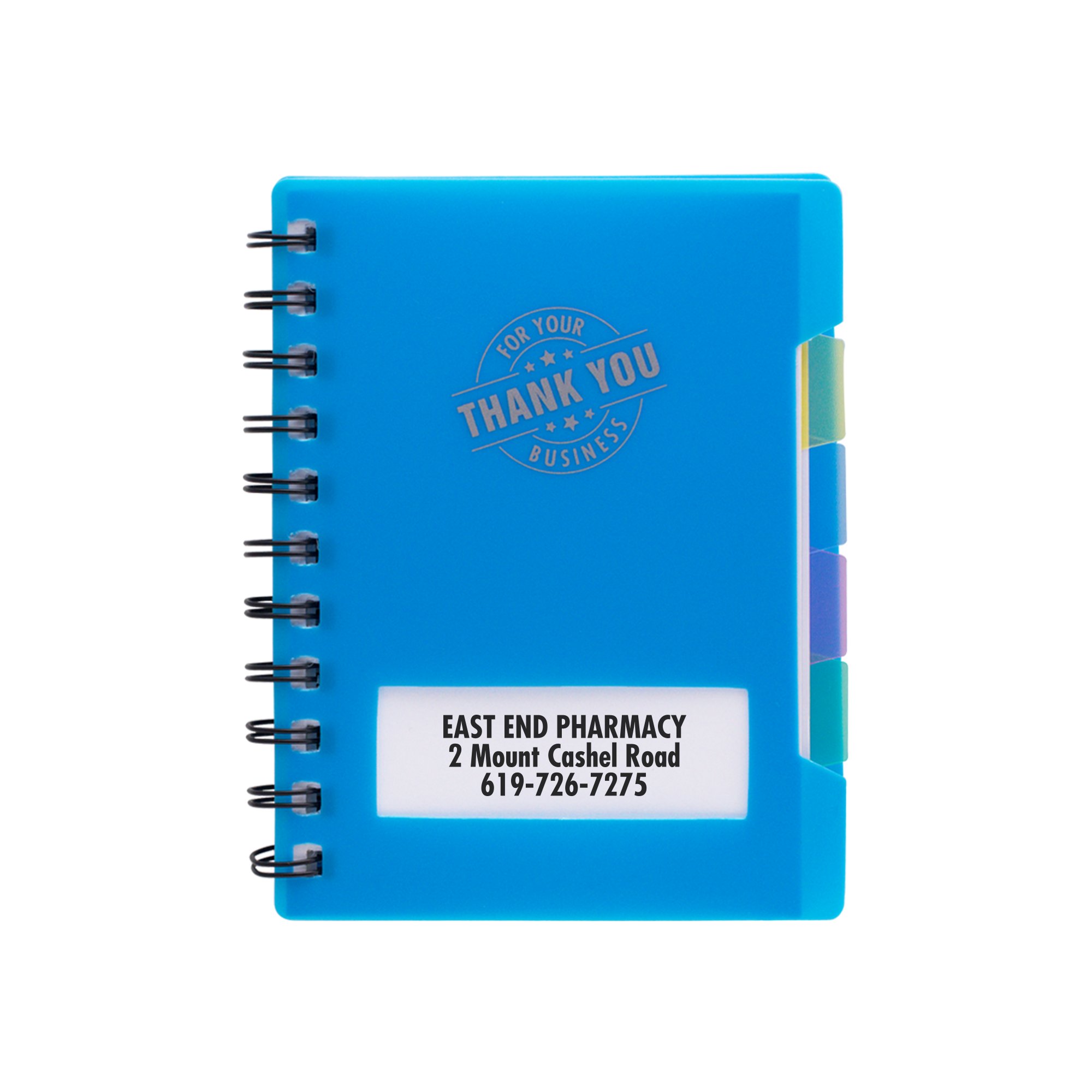 Custom Spiral Bound Notebook With Colored Dividers National Pen
